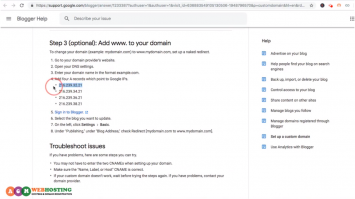How to Use A Custom Domain In Blogger
