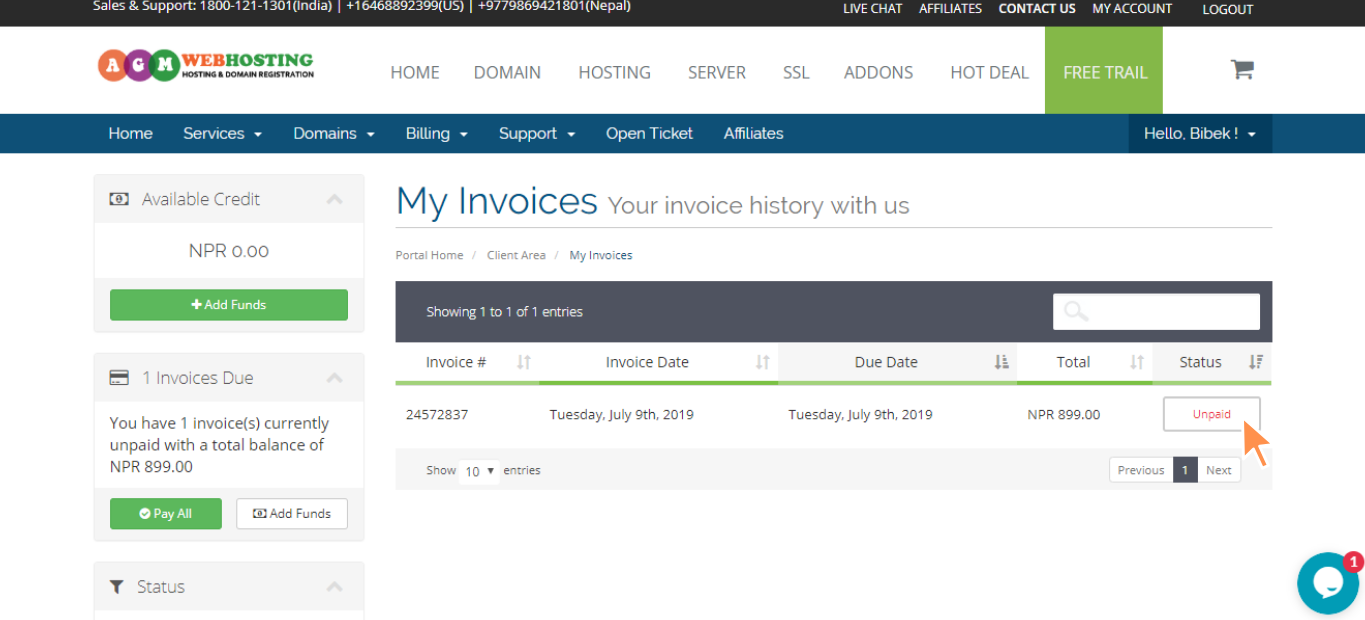 AGM Web Hosting Bills Payment with eSewa? 8 Easy Steps Guide